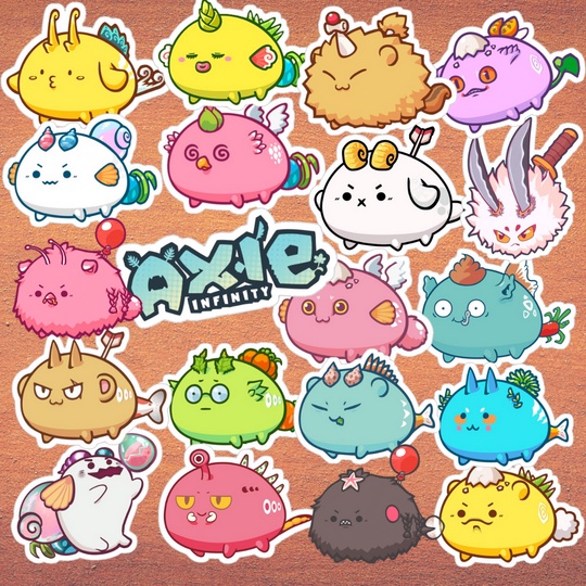 Axie Infinity Vinyl Sticker Set 20 pcs. | Shopee Philippines