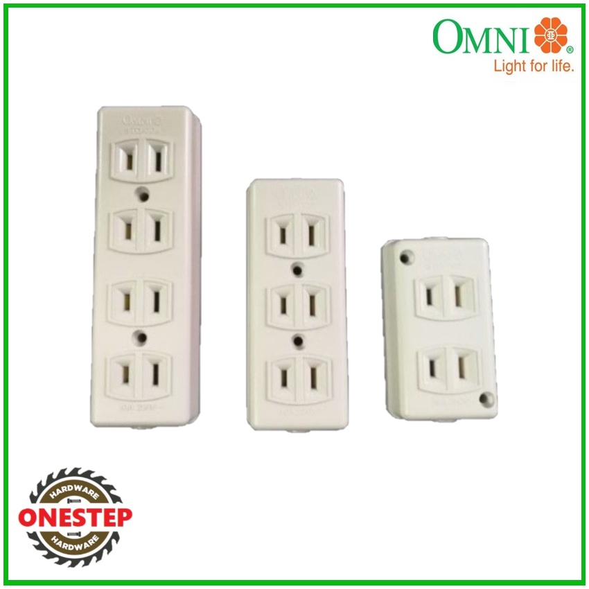 Omni Spring Type Outlet 2 Gang (STO-002), 3 Gang (STO-003), 4 Gang (STO ...