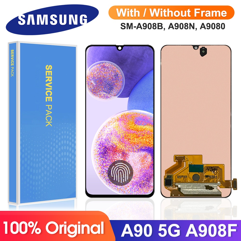 6.7'' Super AMOLED Display for Samsung Galaxy A90 5G A908 A908B A9080 Lcd Display Touch Screen ...