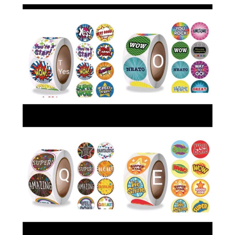 500 Pcs. Per Roll Appreciation Sticker | Shopee Philippines