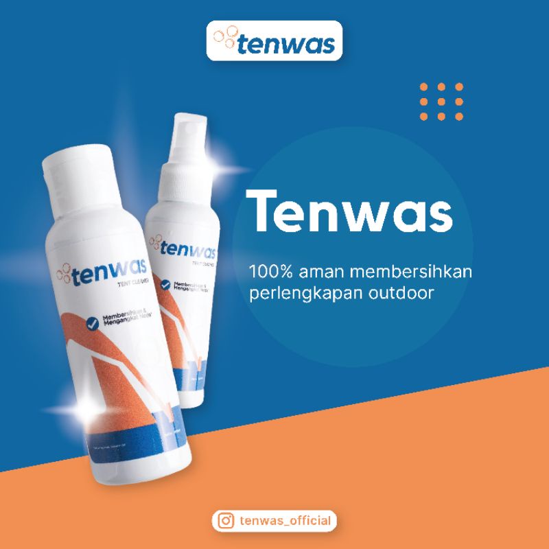 PERALATAN TENDA Tenwas Tent Cleaner Spray Flat Liquid Tent Cleaning ...