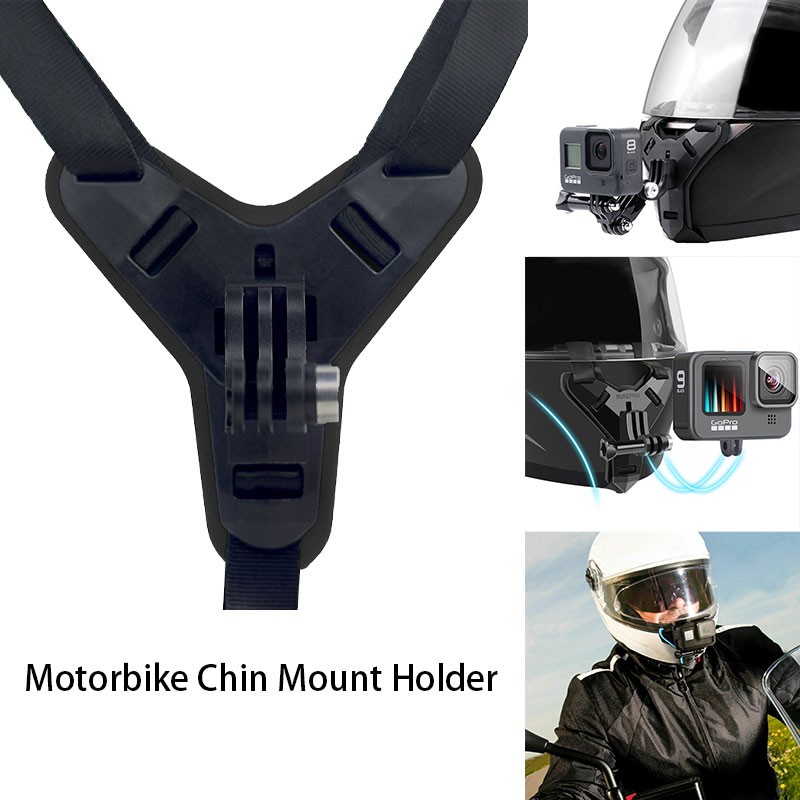 Motor Helmet Chin Holders Mount Action Sports Camera Holder Helmet Chin ...
