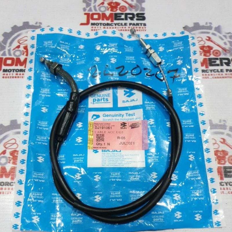 DJ191061 ROUSER 180 / 200 CONTROL THROTTLE CABLE DJ191061 ( mel ...