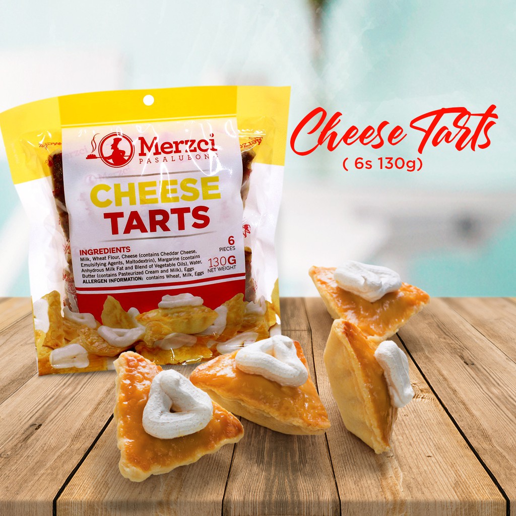 Merzci Cheese Tart (6pcs per pack) Best Bacolod Pasalubong | Shopee ...