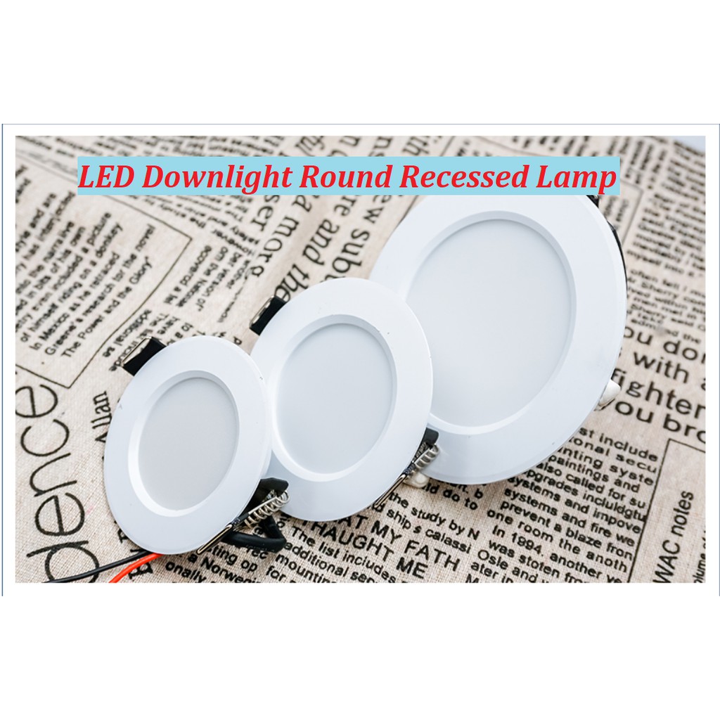 LDL LED Downlight Recessed Lamp Round Ceiling Light Spotlight & Driver ...
