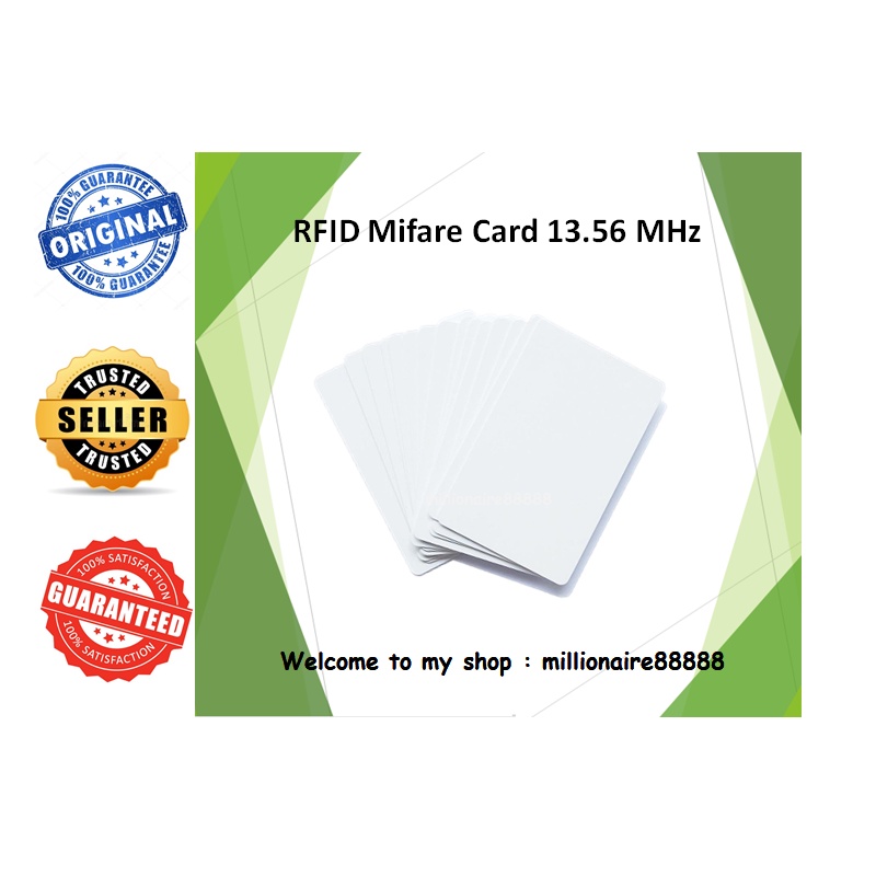 RFID Mifare Card 13.56MHz for Door Access System | Shopee Philippines