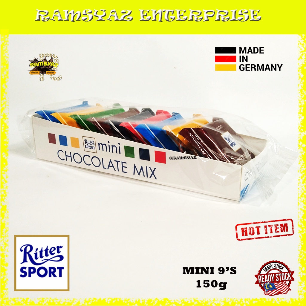Chocolate Ritter SPORT Mini Chocolate Mix 150g Coklat | Shopee Philippines