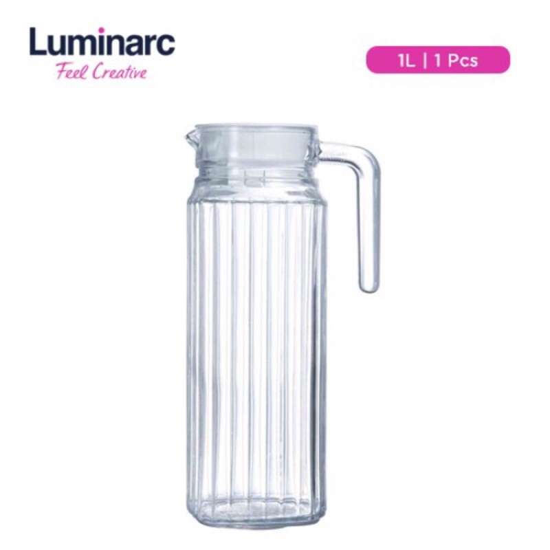 Luminarc Jug/Pitcher/Teko Quadro 1L | Shopee Philippines