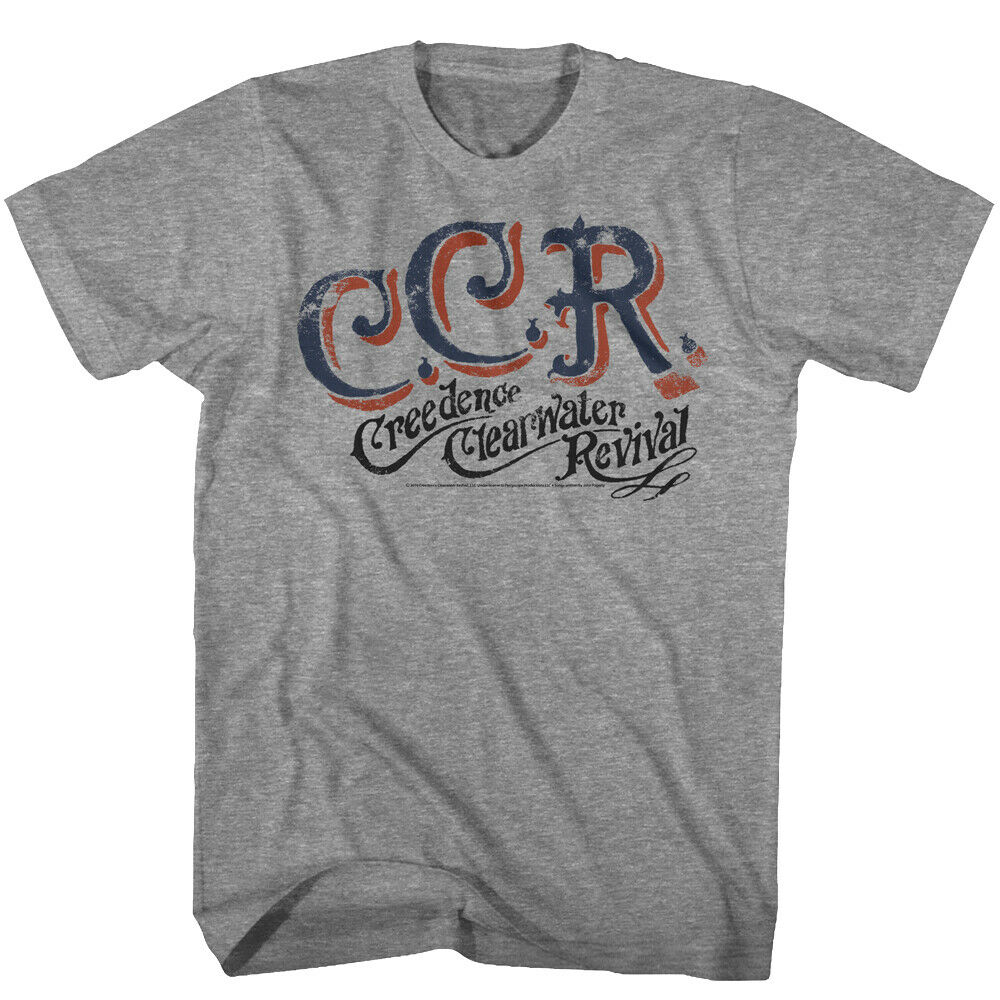 2021 Summer Creedence Clearwater Revival CCR Rock Band Logo Men's T ...