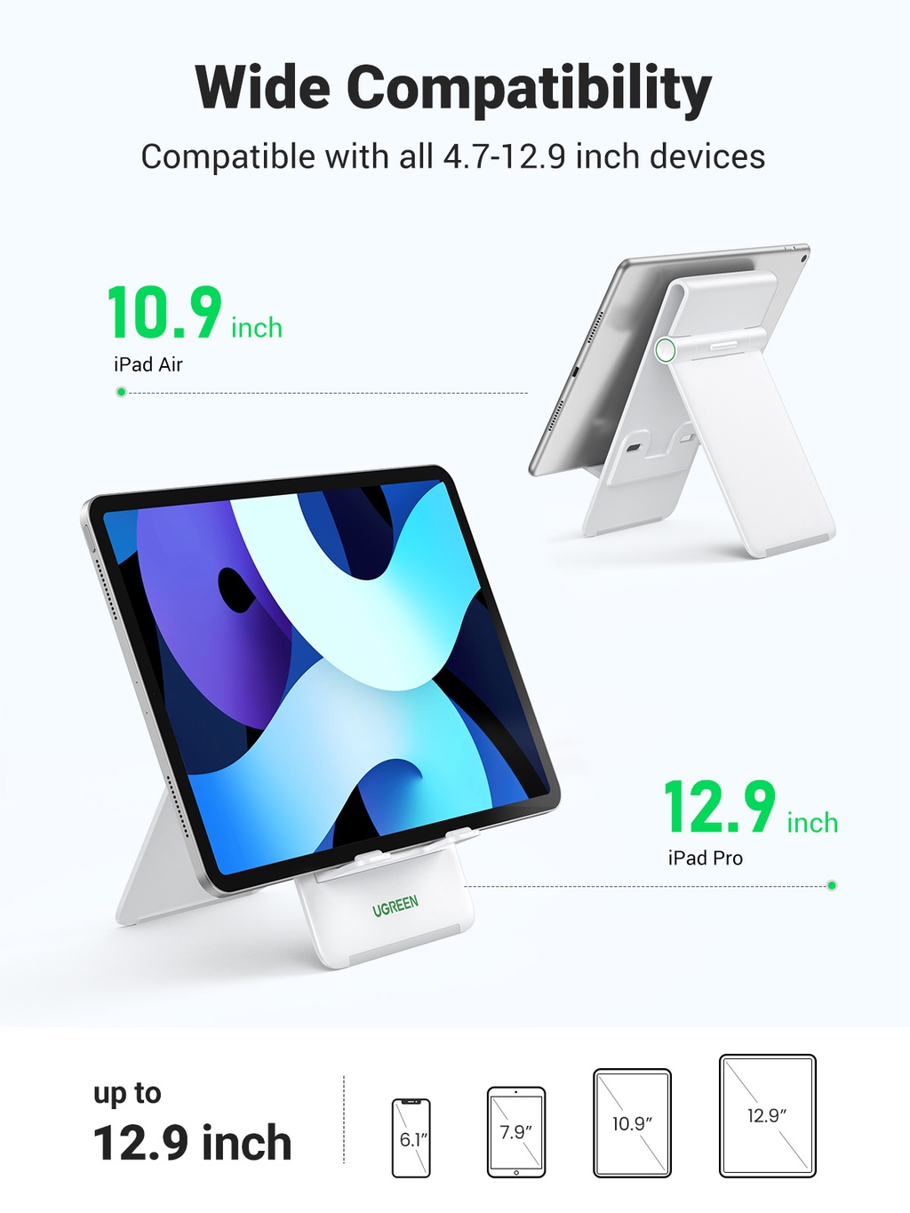 UGREEN Tablet Phone Stand For iPad Pro 2021 iPad Stand Xiaomi Tablet ...