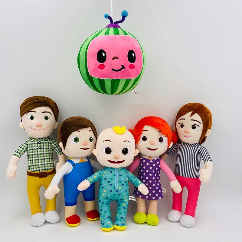 Coco-melon Family Plush Toy Educational Plush Doll Kids Gift Cute ...