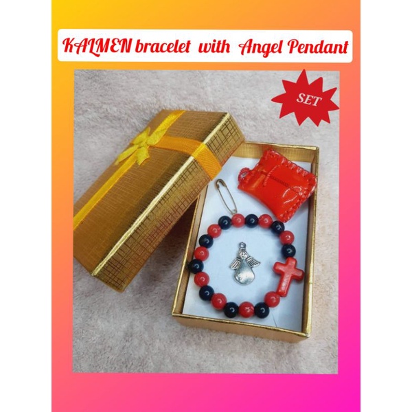 Kalmen Bracelet w/ Center Medal Kontra Usog/Anti Usog for babies (with ...