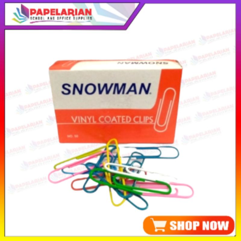 PAPERCLIP SNOWMAN VINYL COATED BIG NO. 50 | Shopee Philippines