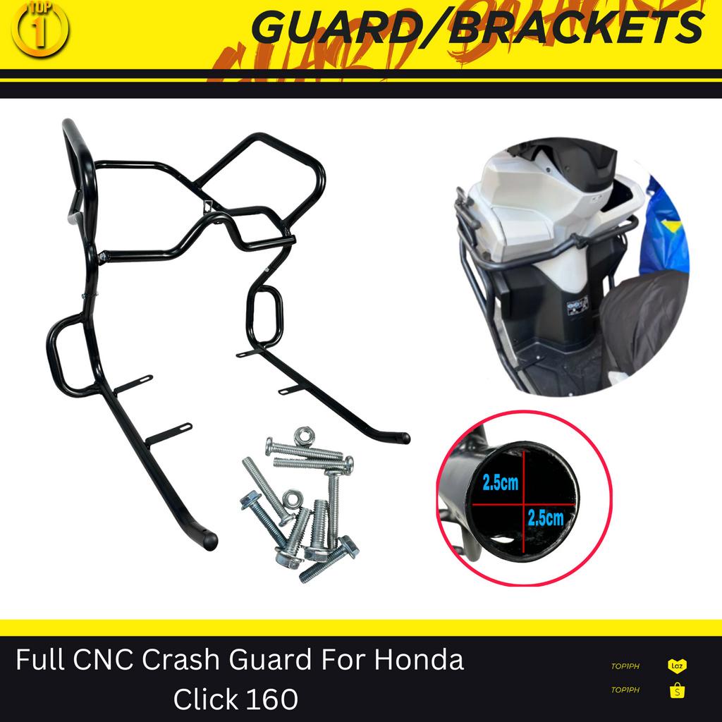 TOP1 Full CNC Crash Guard For Honda Click 160 V3 Motorcycle | Shopee ...