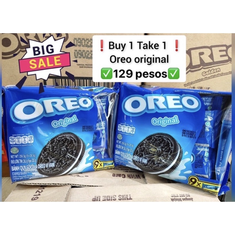 Buy 1 take 1 Oreo Original and Choco 9pcs/12pcs/6pcs | Shopee Philippines