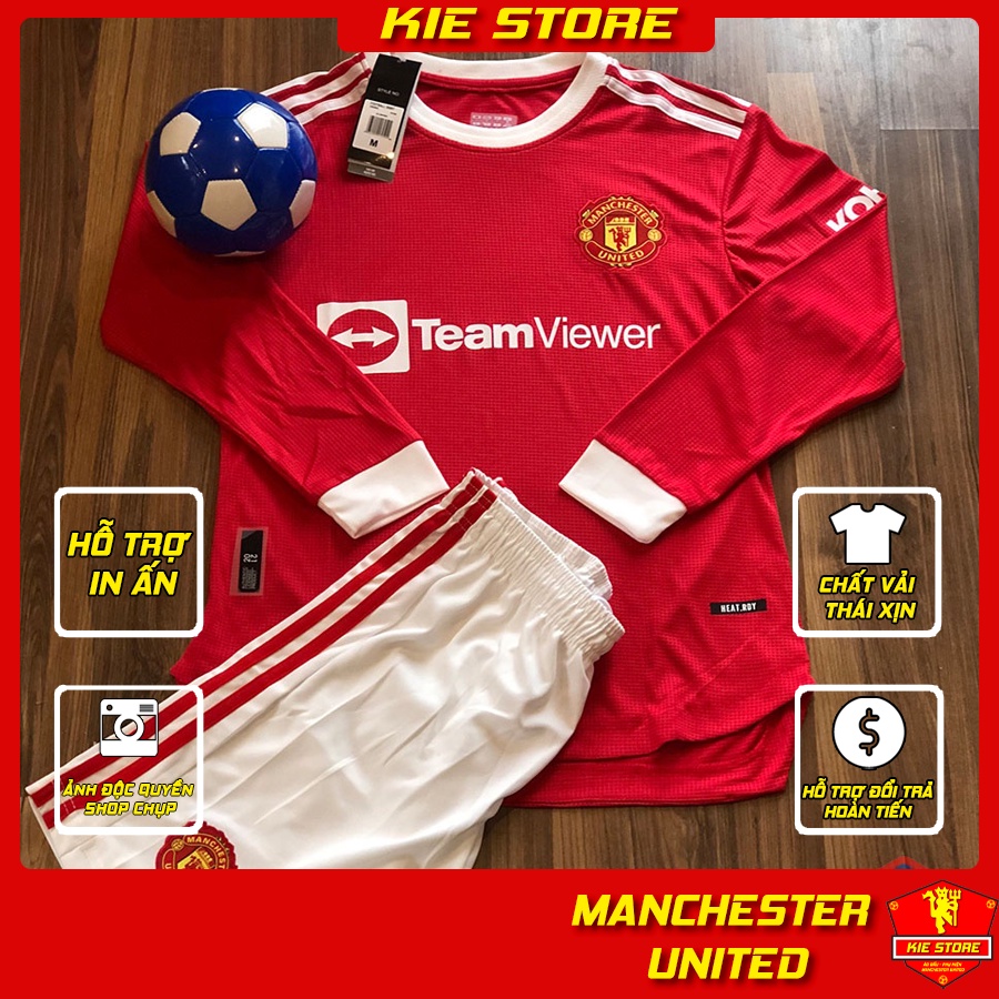 Manchester United long-sleeved football kit SPF version/ MU red home ...
