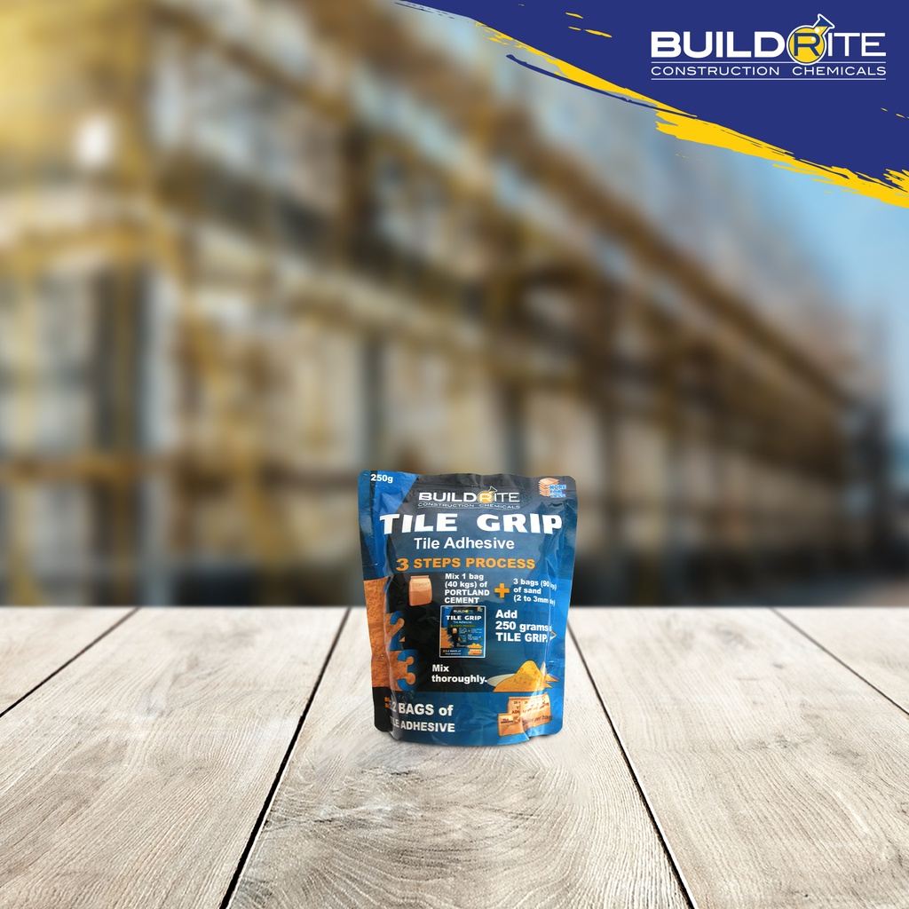 BUILDRITE TILE GRIP-250g Ceramic Tile Adhesive Additive | Shopee ...