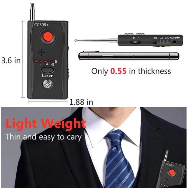 CC308+ Anti Eavesdropping Device Wireless Full-range All-round GPS CCTV ...