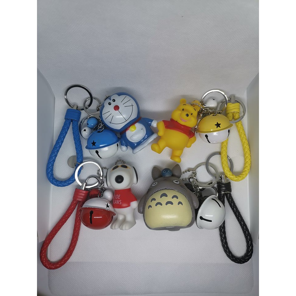 Cute Cartoon Keychain with Bell | Shopee Philippines