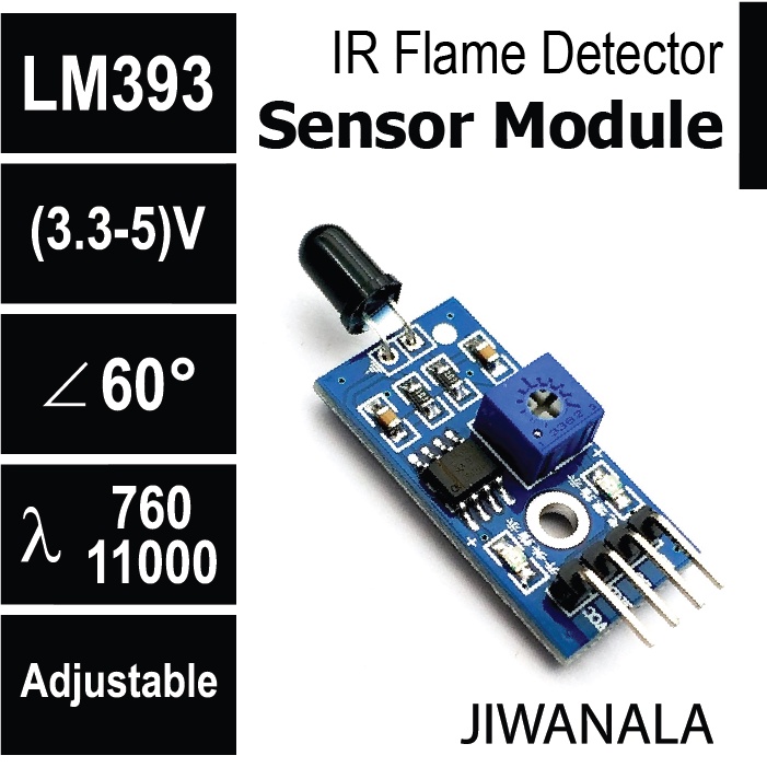 Ir Flame Fire Detector Arduino Nodemcu Rasberry Fire Detector Sensor