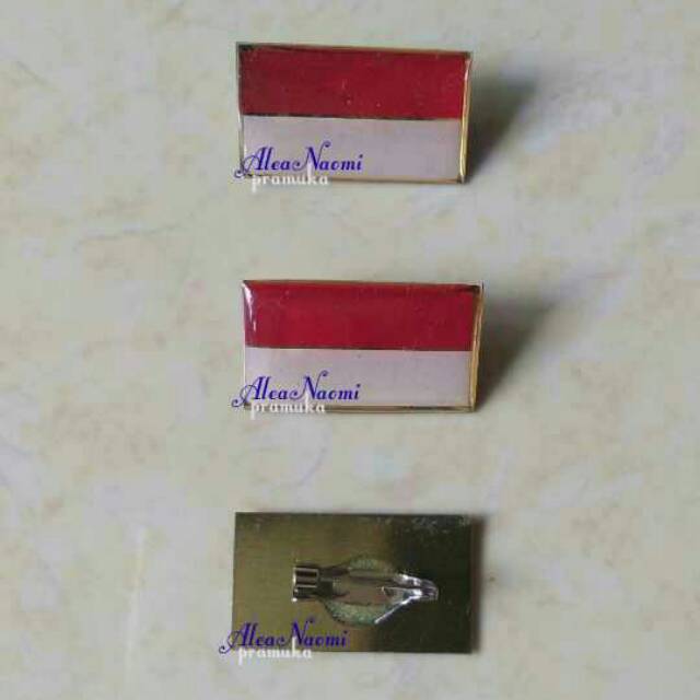 PUTIH MERAH Red And White Flag Pin | Shopee Philippines