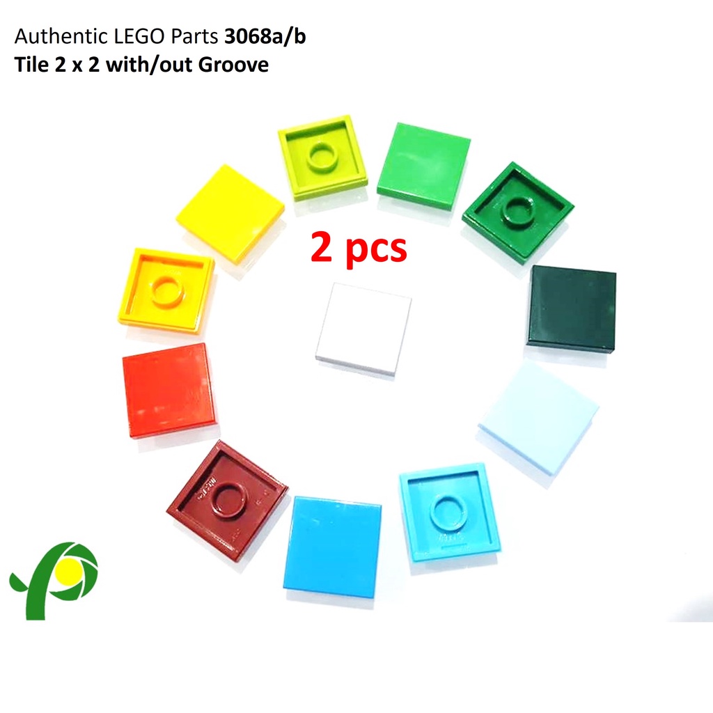 LEGO Parts 3068b Tile 2x2 with Groove | Shopee Philippines