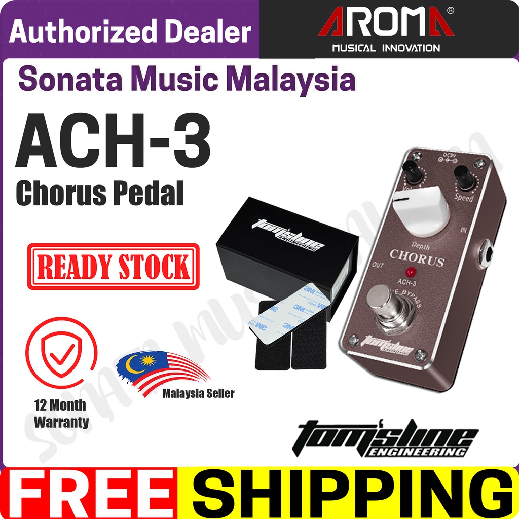 AROMA ACH-3 CHORUS Effect Pedal ( ACH3 / ACH 3 ) | Shopee Philippines