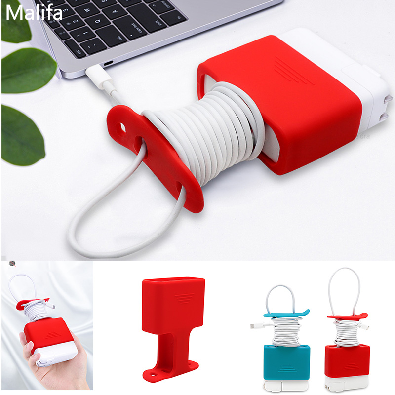 Malifa Ultra Thin Silicone Charger Protective Case Cover for MacBook ...