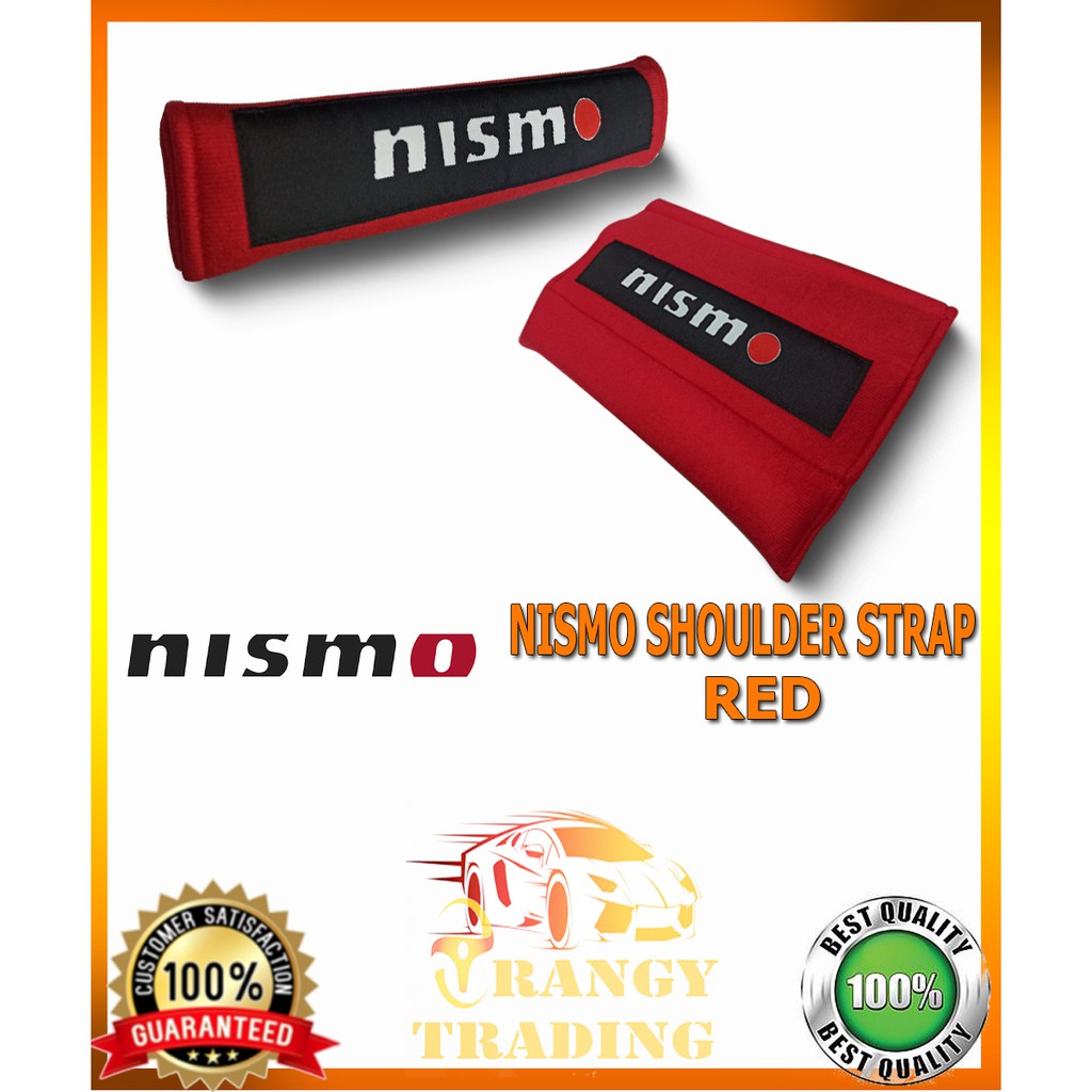 Universal NISMO Shoulder Pad / Strap Red (Car Accessories) | Shopee ...