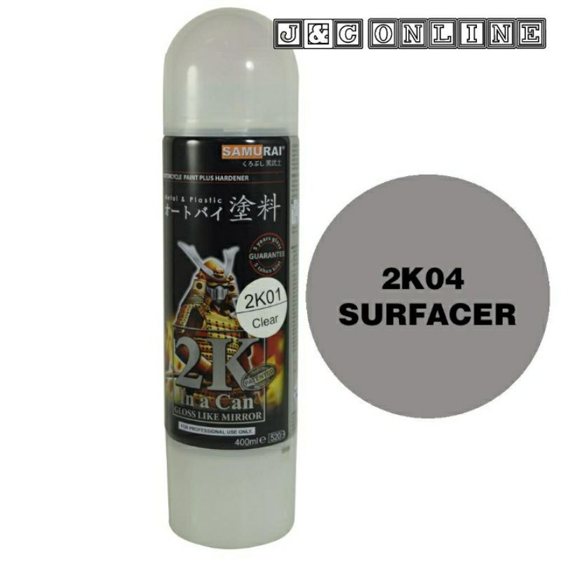 SAMURAI PAINT 2K04 EPOXY PRIMER GREY 400ml | Shopee Philippines