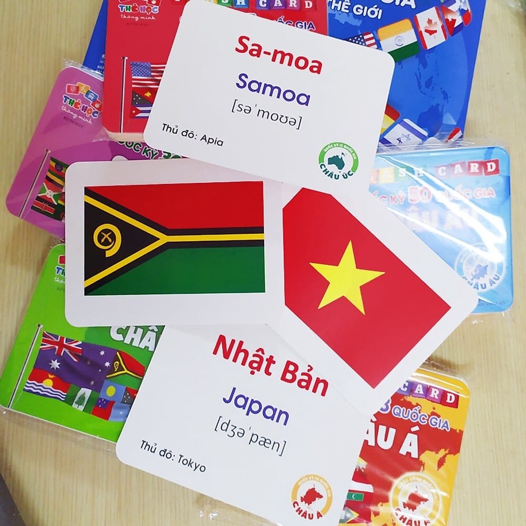 Set of 175 Flash Cards Flags/ Flags of Countries Around the World ...