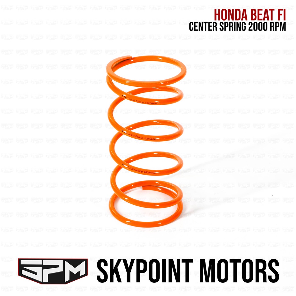 HONDA BEAT FI CENTER SPRING 2000 RPM | ORANGE (9857-770) | Shopee ...
