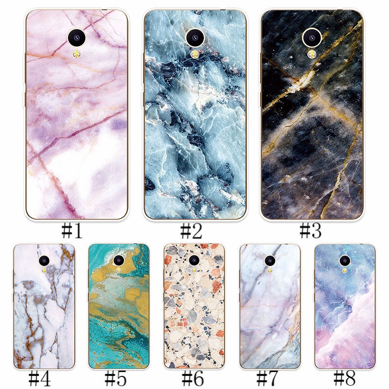 Meizu M3 M3S M5 M5C M5S U10 U20 Silicone Phone Case Cover Marble ...