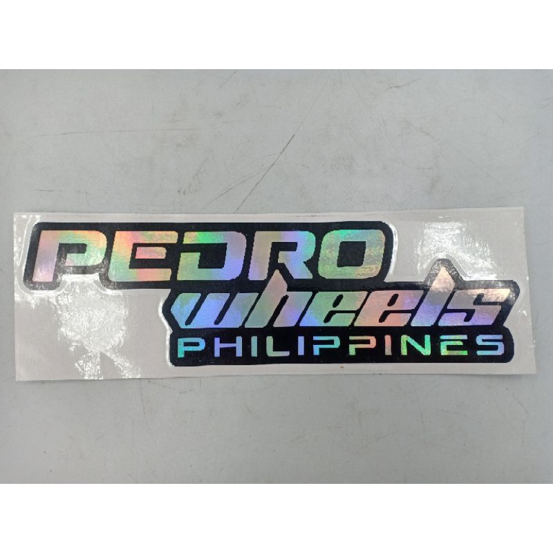 Decal Pedro Wheels Philippines Official Sticker | Shopee Philippines