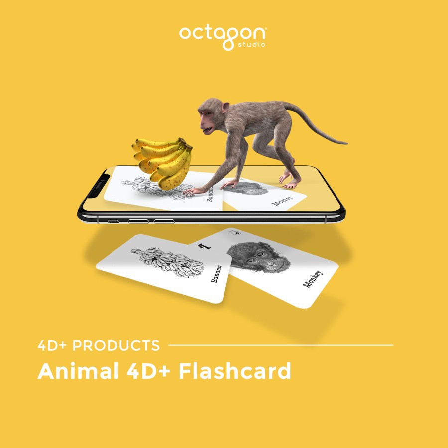 4d Card+Flashcard Octagon Studio Children's Educational Toys | Shopee ...