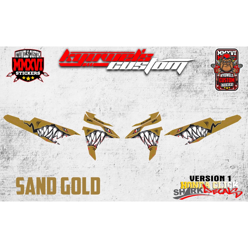 HONDA CLICK V1 SHARK FRONT BACK | Shopee Philippines
