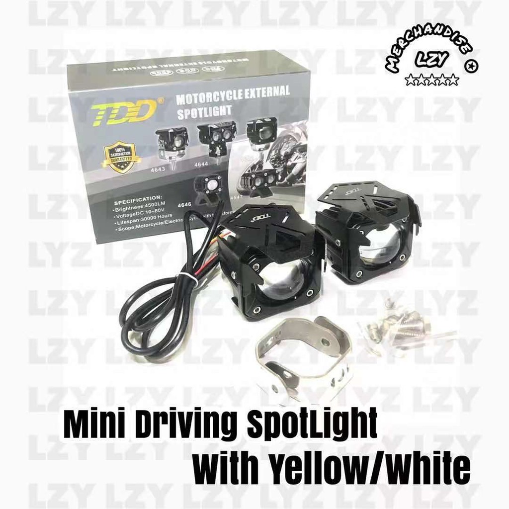 TDD Original 30W Run Way Mini Driving Light Led Headlight Dual Color ...