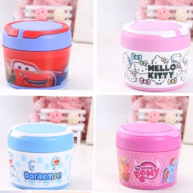 Cartoon character Stainless Lunch Box | Shopee Philippines