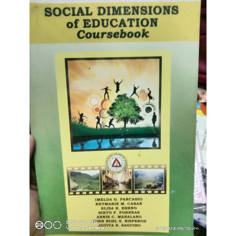 SOCIAL DIMENSIONS of EDUCATION Coursebook | Shopee Philippines