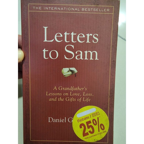 letters to Sam (Daniel gottlieb) | Shopee Philippines