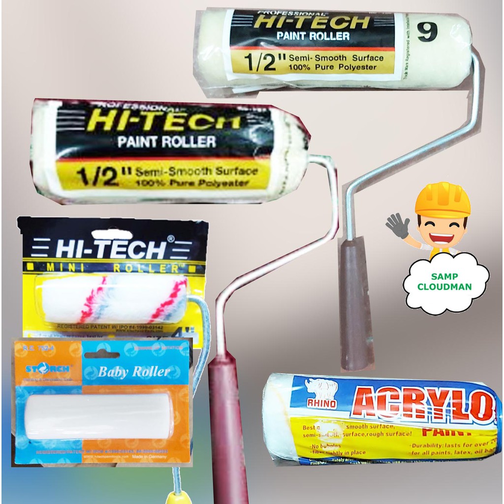 Hi-Tech/StorchPaint Roller 4" 7"or 9" with Handle / or Filler only ...