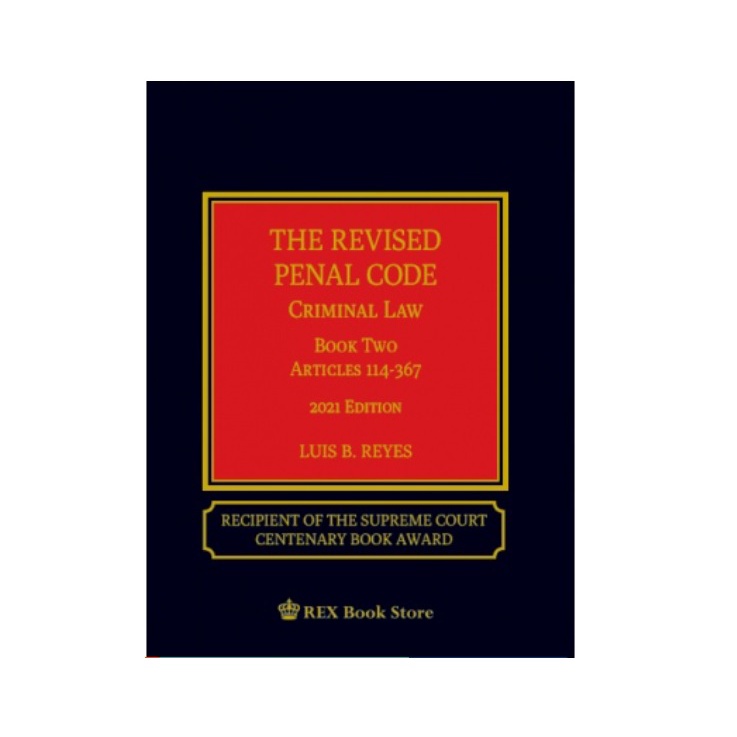 The Revised Penal Code Criminal Law Book 1 2 by Luis Reyes Two RPC 1 2 ...