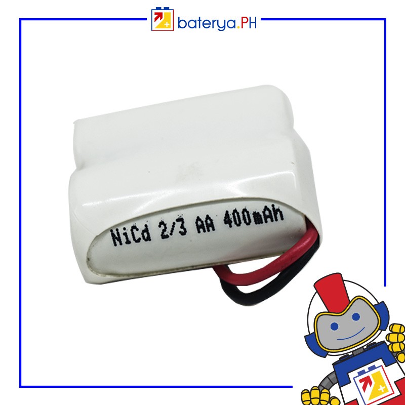 Wireless Phone Battery 2.4V 2x 2/3AA Ni-mh Cordless Phone Battery ...