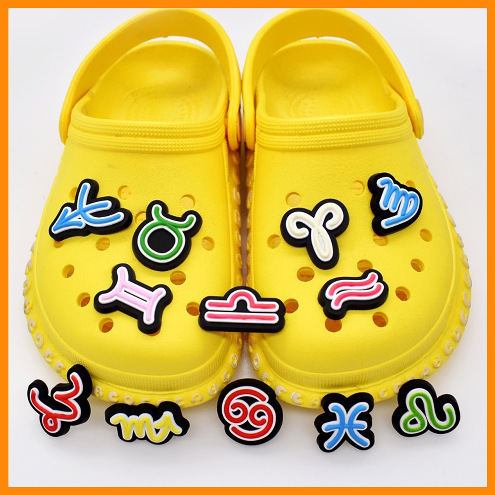 Jibbitz For Crocs Cartoon Constellation Pins Diy Shoes Charm Button ...