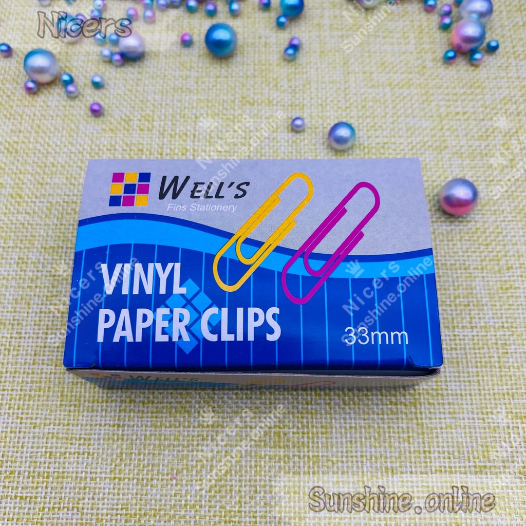 Well's Vinyl Paper Clips 33mm 50mm | Shopee Philippines