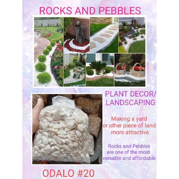 PEBBLES ODALO #20 FOR PLANT DECOR AND LANDSCAPING | Shopee Philippines