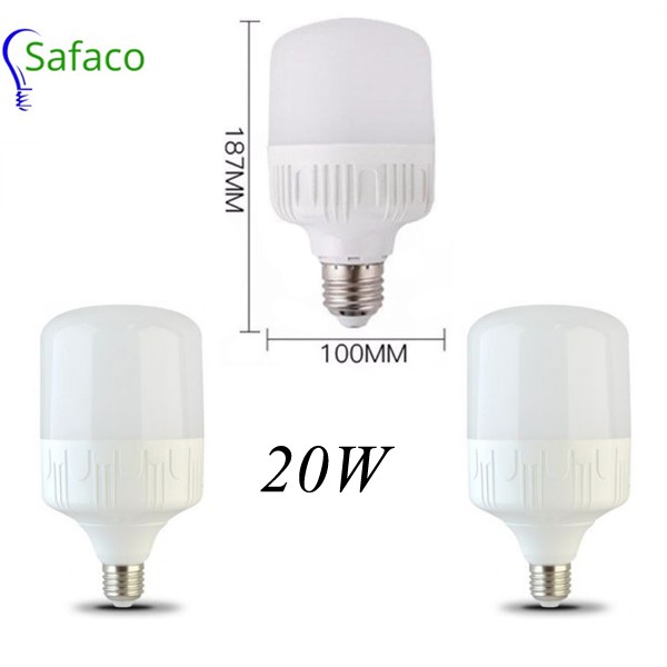 Set of 3 20W Super bright energy-saving Led pillar bulbs (white light ...