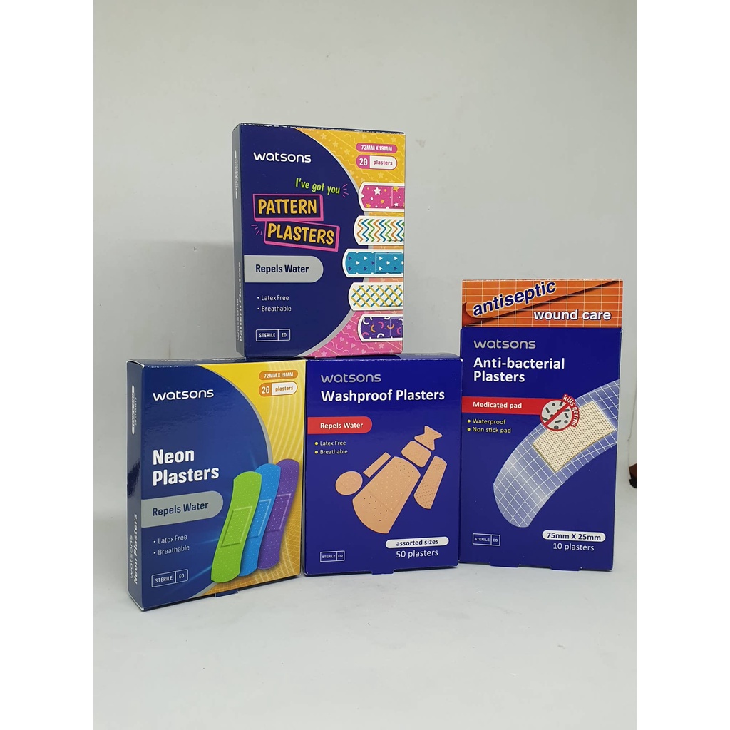 Band Aid Waterproof Plasters Latex Free Wound Care Breathable | Shopee ...