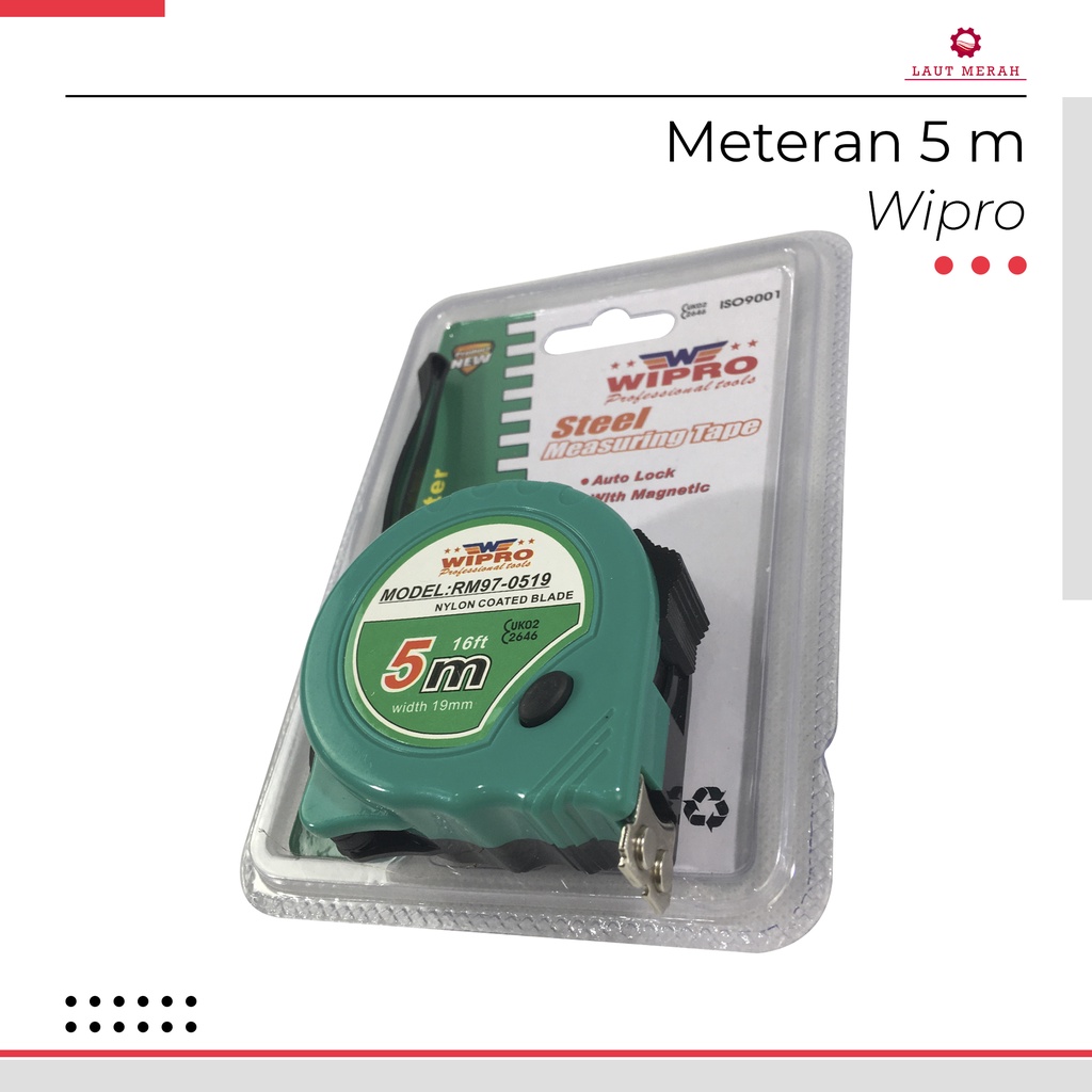 Wipro Roll Meter 5M x 19MM (RM97-0519) | Shopee Philippines