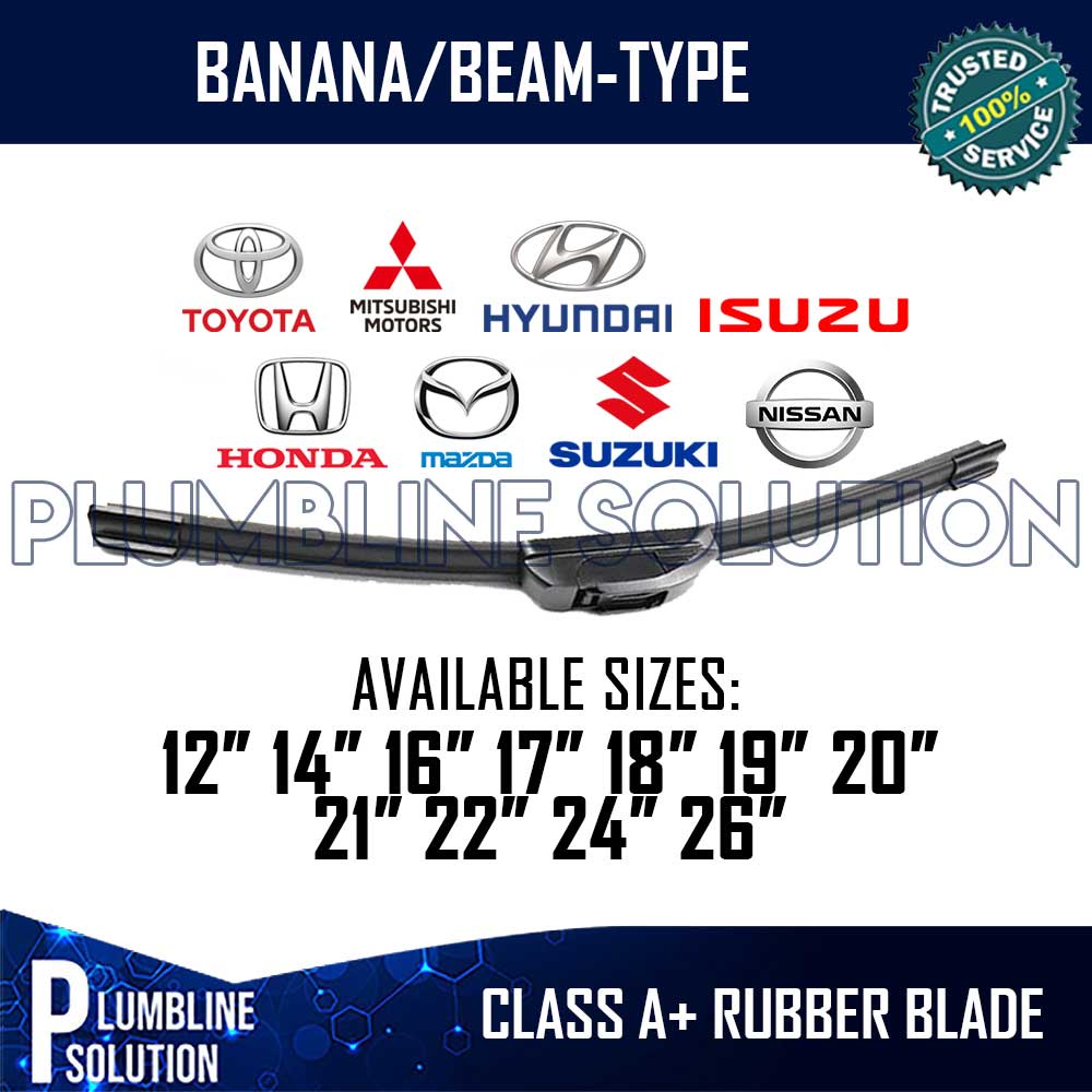 Universal Banana Wiper Beam Type Windshield Class A+ High Quality ...